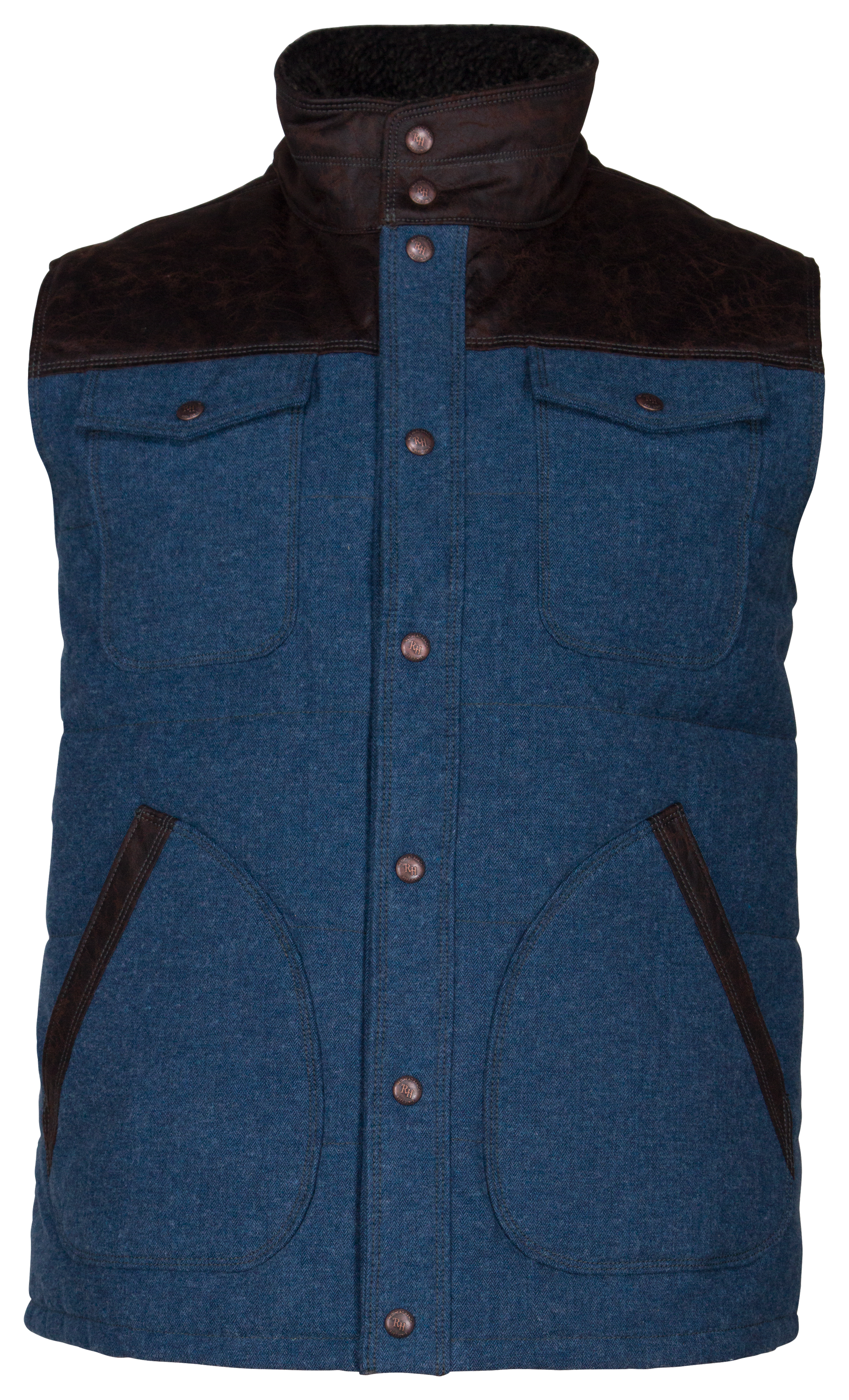 RedHead Ranch Denim Herringbone Vest for Men | Bass Pro Shops